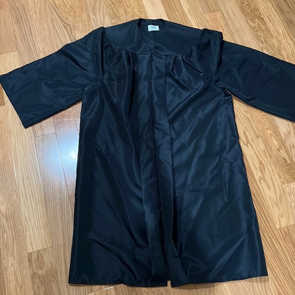 Other | Black Graduation Gown With Nursing Hood | Poshmark